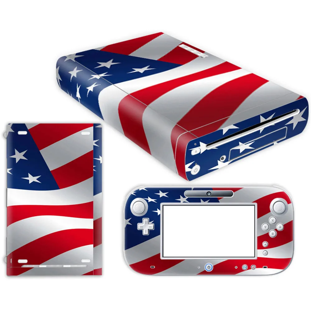 TN-WiiU-0394 - Autocollants de protection en vinyle pour Nintendo Wii U ...