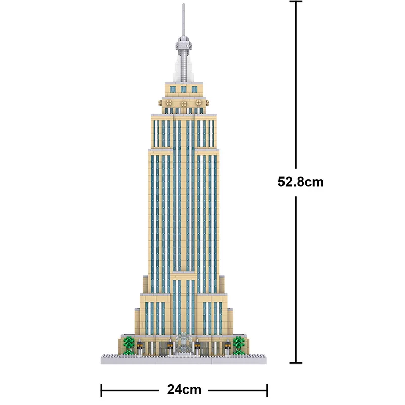 Empire State Building Blocks ,3819 pcs Building Blocks ,52.8CM – Magic ...