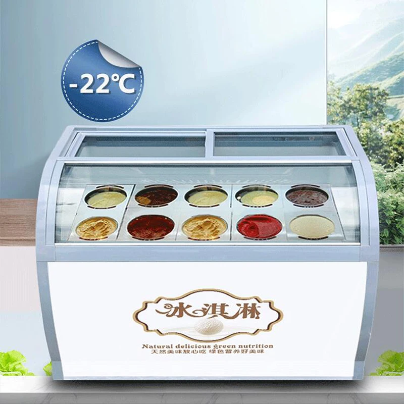 Commercial-Ice-cream-display-freezer-cabinet-showcase-Hard-ice-cream ...