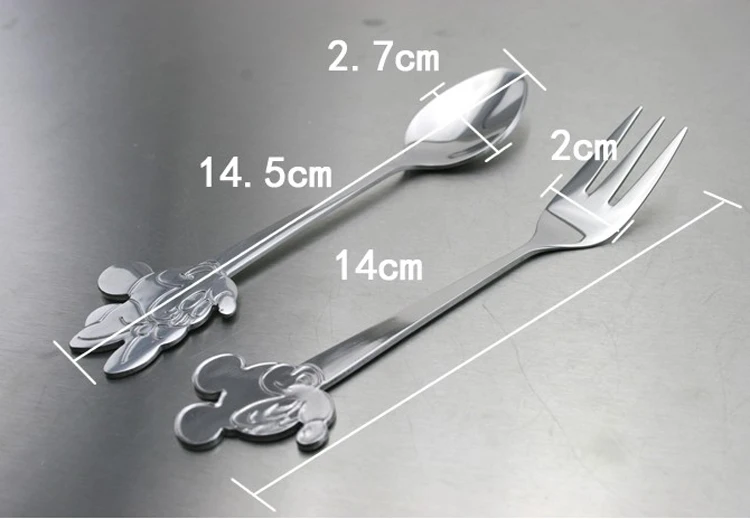 Tiny Mickey Mouse Silver Spoon