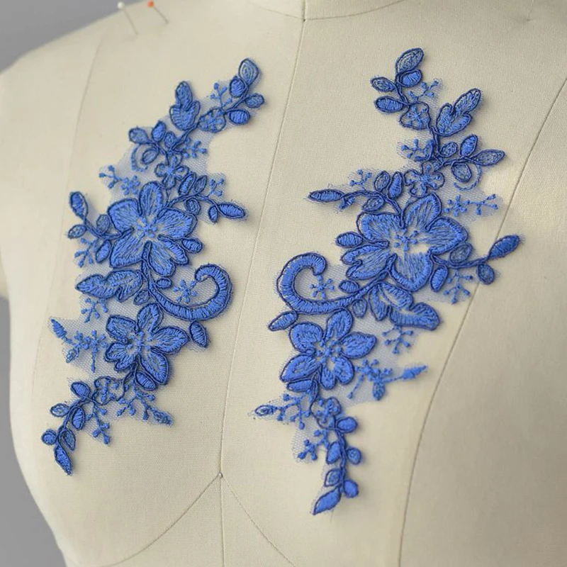 Apliques de encaje de muchos colores, accesorios de costura, tela de ...