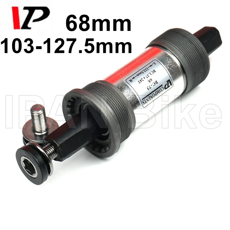 VP Bike Bottom Bracket Square Hole VP-BC73 68mm Bicycle Axis BB MTB Bicycle Bracket 110.5 113 ...