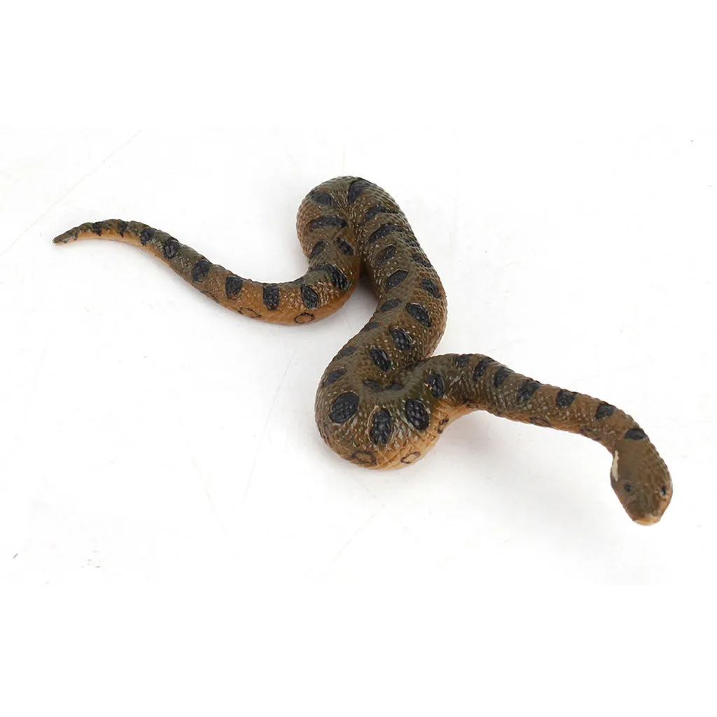 Realistic-Snake-Fake-Rubber-Toy-Brown-Fake-Snakes-Preschool-Toys-Funny ...