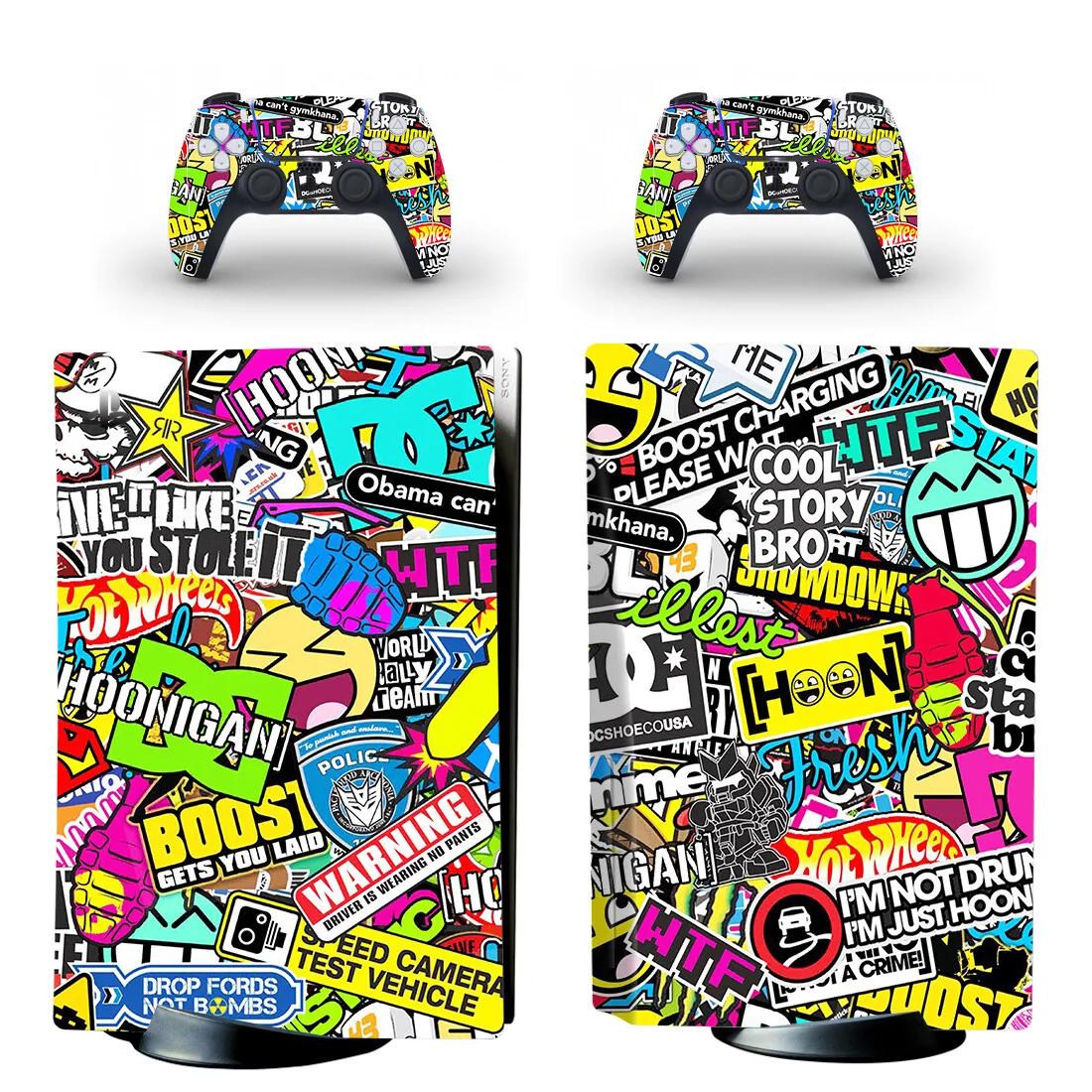 Graffiti Booming PS5 Standard Disc Edition Skin Sticker Decal for ...