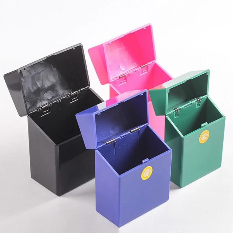 1PCS cigarette smoking case box ABS cigarette case for man push here to ...
