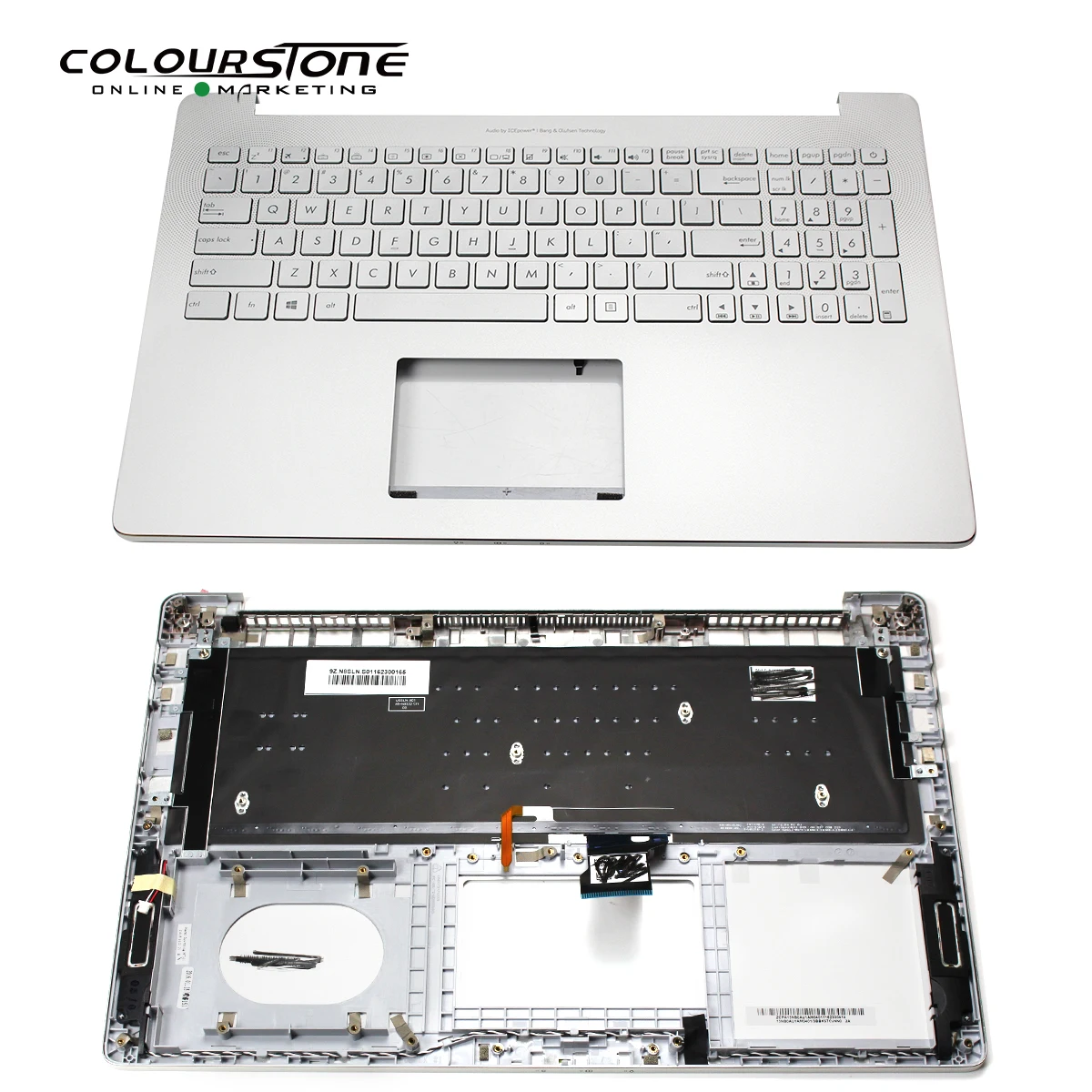 N501 US Laptop Keyboard for ASUS UX501 UX501JW N501JW N501VW Sliver ...