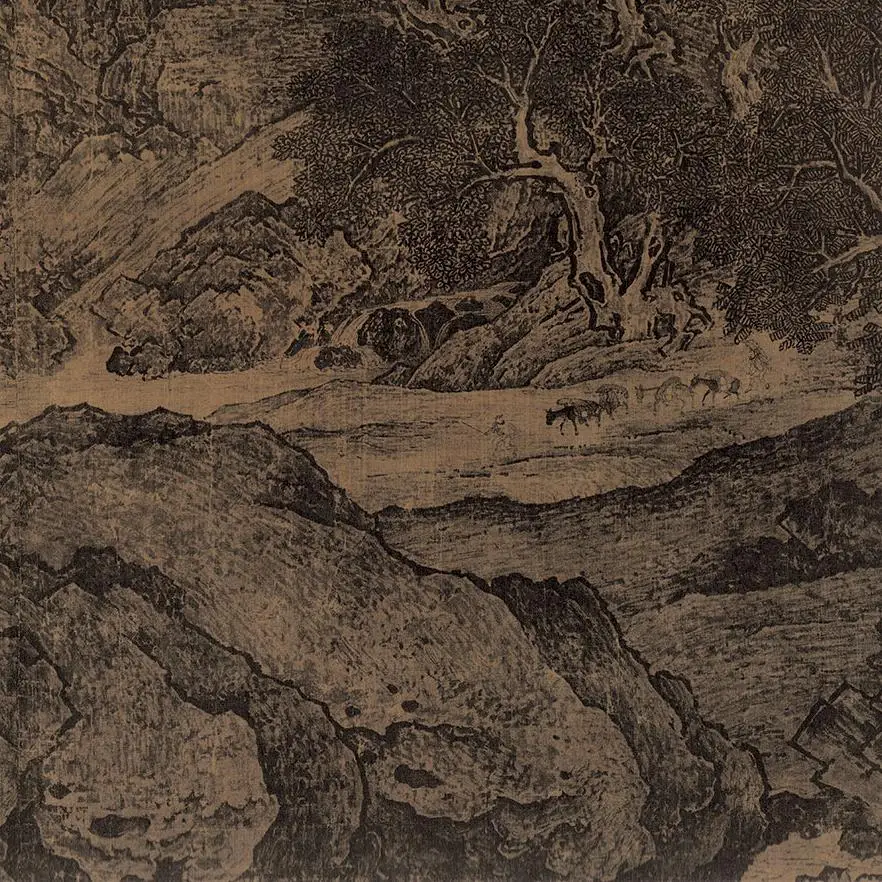 Fan Kuan Travelers Among Mountains And Streams