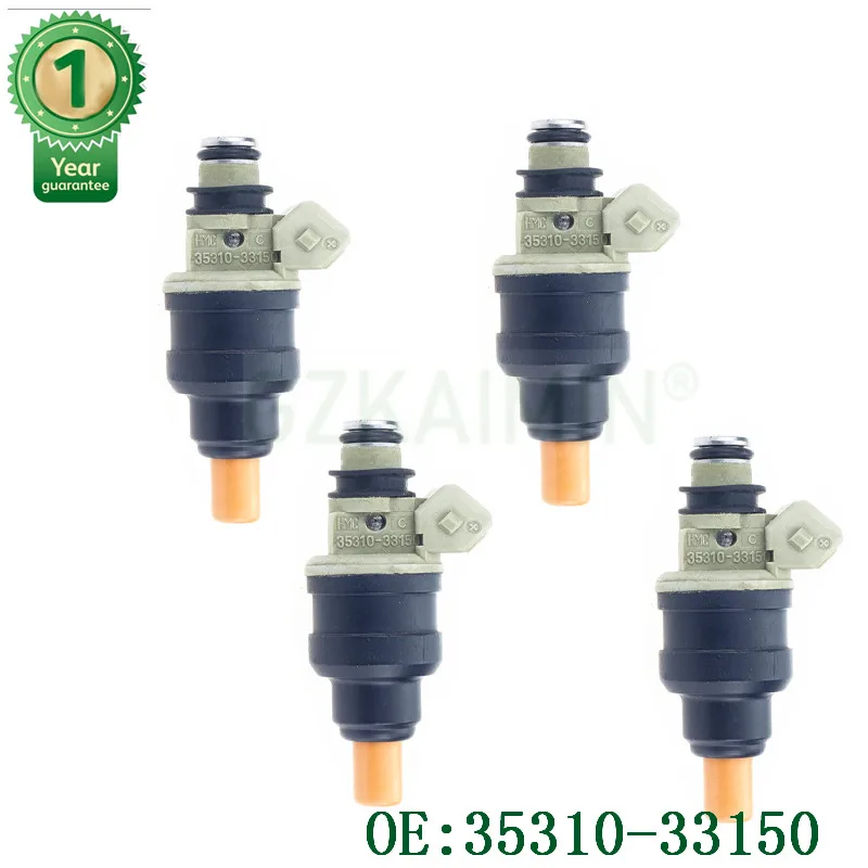 Set Of 4 Top Quality Fuel Injector Injection Valve 35310-33150 ...