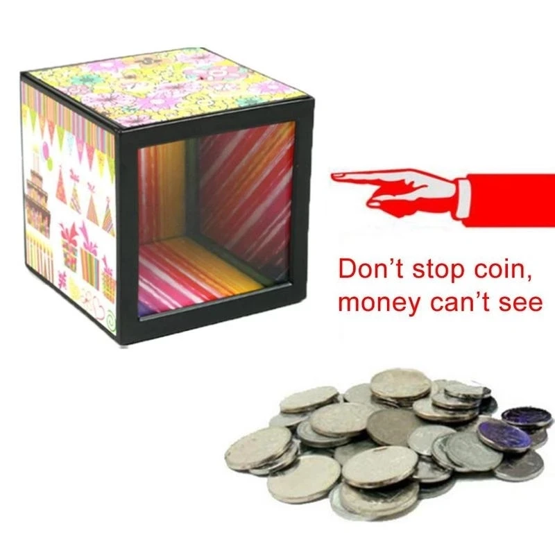 Money Box Magic Tricks Close Up Magia Piggy Bank Toys Mystery Box Magie ...