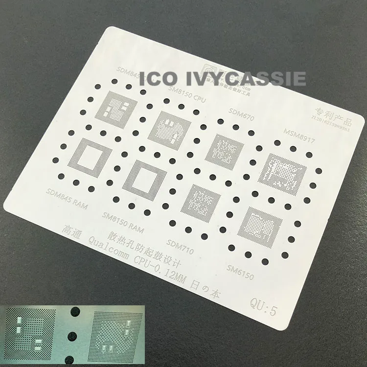 Sdm670-710-845-8150-msm8917-sm6150-cpu-ram-bga-reballing-ic-tin-plant ...