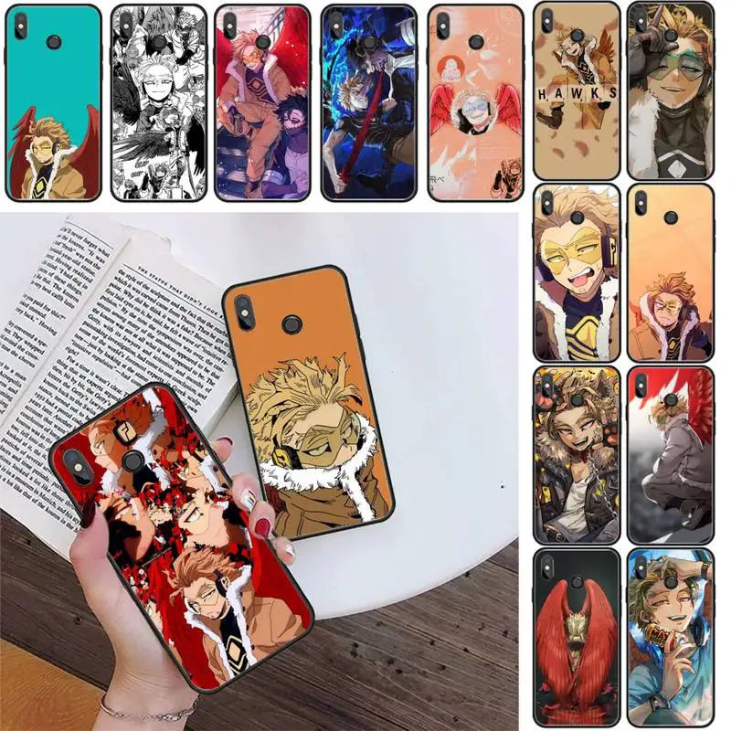 Anime-MHA-Hawks-BNHA-Phone-Case-For-Xiaomi-Redmi-note-13-12-Pro-11S-11 ...