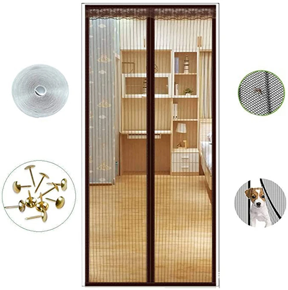 Anti Mosquito Insect Fly Bug Curtains Magnetic Net Mesh Automatic ...