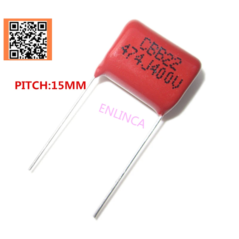 10pcs 400V 0.47UF 470NF 474J 0.68UF 680NF 684J Pitch 15mm 400V 5% DIP ...