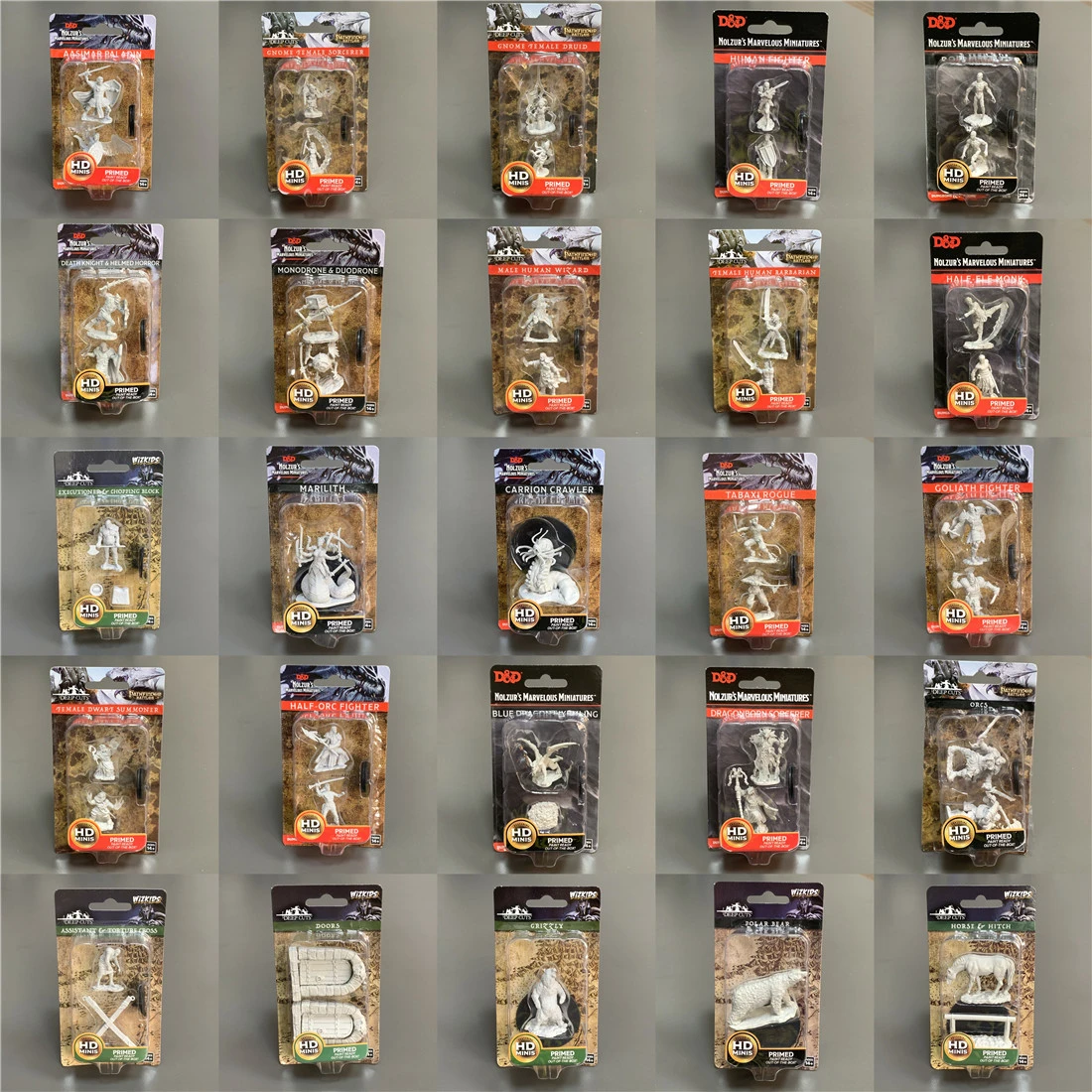 Nolzur's Marvelous Board Game Miniatures Evil Wizards Human Fighter ...