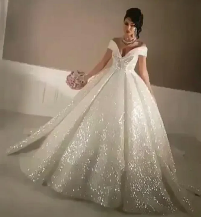 Cinderella Wedding Dresses With Bling