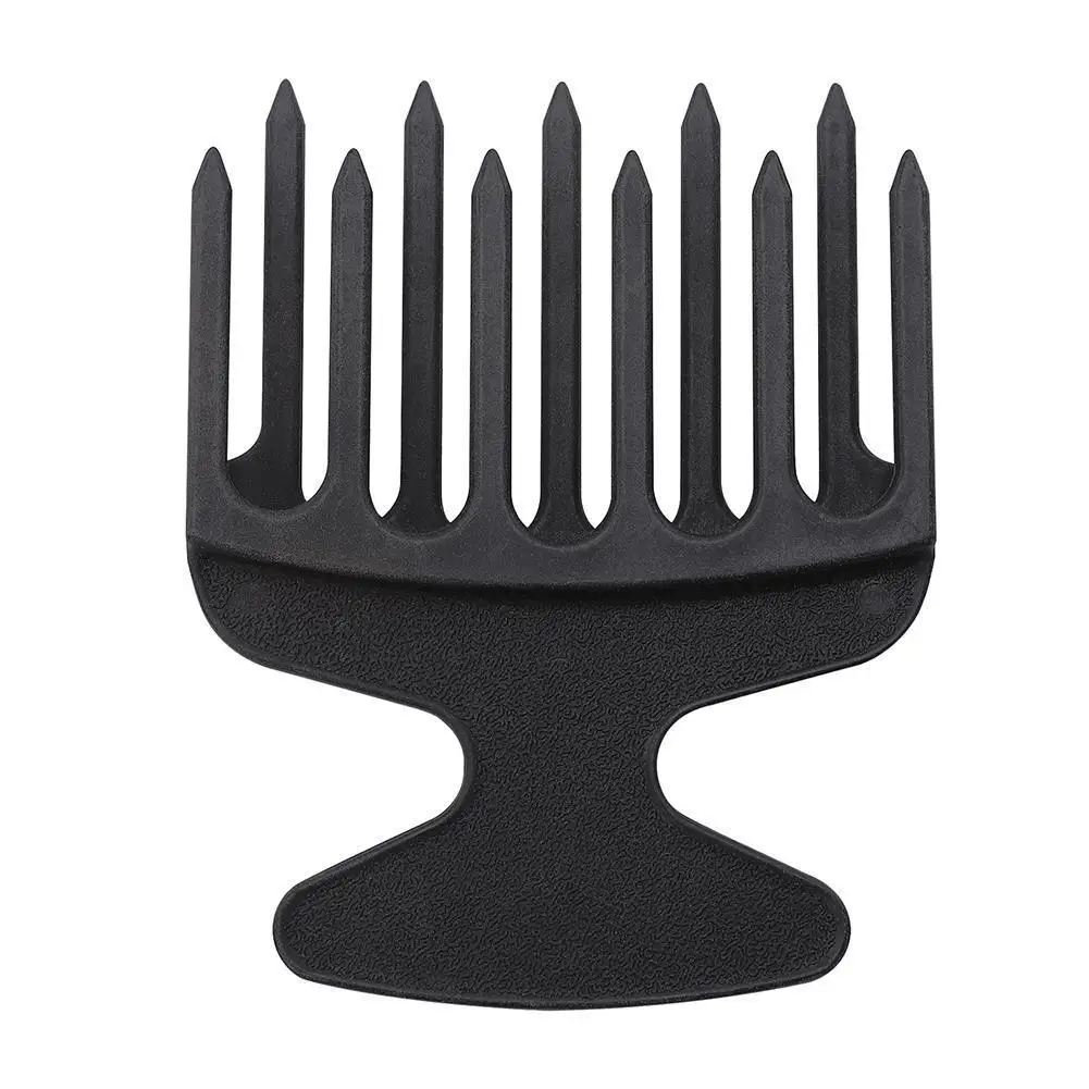 Men's curly hair comb Plastic Wide Big Tooth Afro Hair Pick Comb High ...