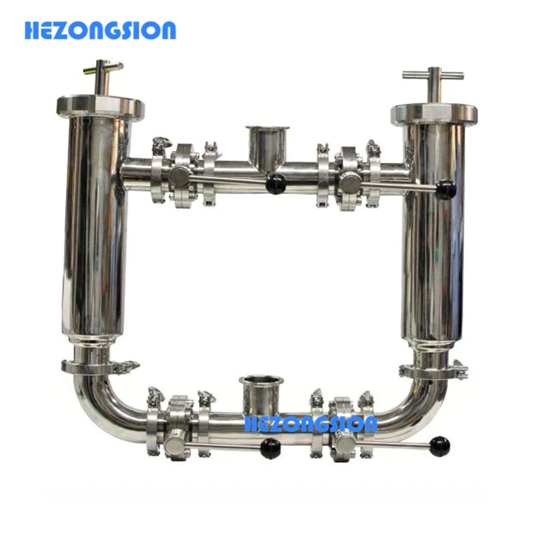 Sanitary-Stainless-Steel-SS304-Duplex-Filter-Pressure-10-Bar-Filter ...