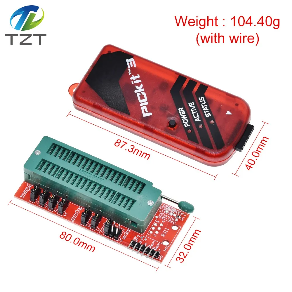 Circuits intégrés,PIC KIT3--Microcontrôleur Pic Pickit3 Pickit3 ...