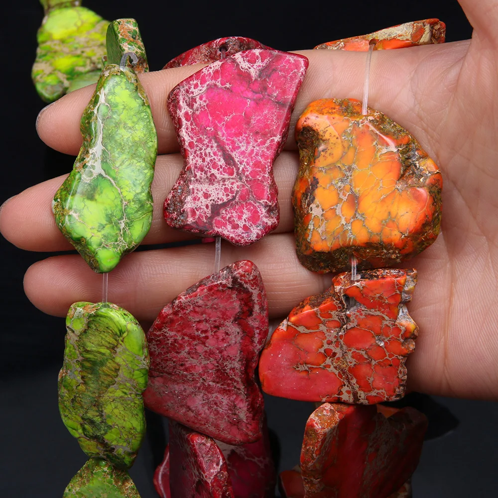 Round-Natural-Stone-Beads-10-pcs-Emperor-Stones-Loose-Stone-Bead-for ...