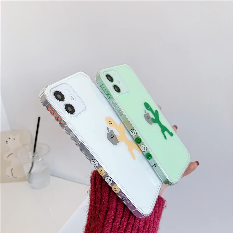 เคส iphone Cute Cartoons Dinosaur Phone Cases For iPhone 12 Mini 11 Pro ...