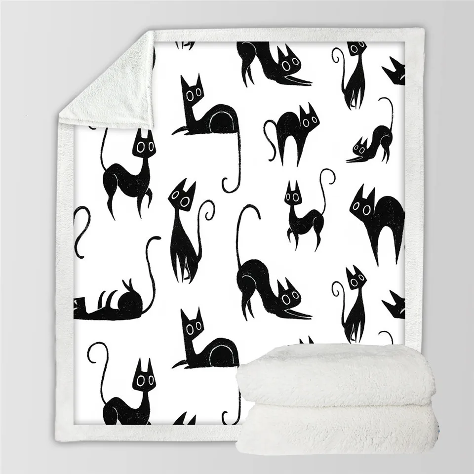 Various Cat Design Throw Blankets FREE Ship USA The Great Cat Store