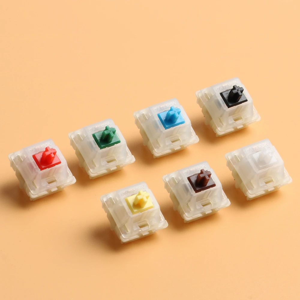 Gateron-Switch-Milky-Top-Milky-Bottom-Yellow-Black-Switches-for ...