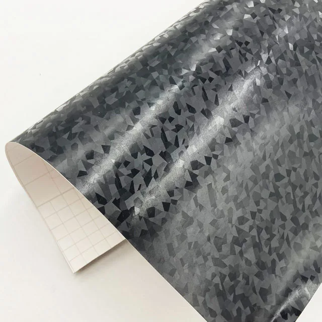 블랙 다이아몬드 커팅 비닐 탄소 비닐 랩 필름 자갈 자체 접착 Diy 스타일링 자동차 스티커 데칼 포장차량용 스티커