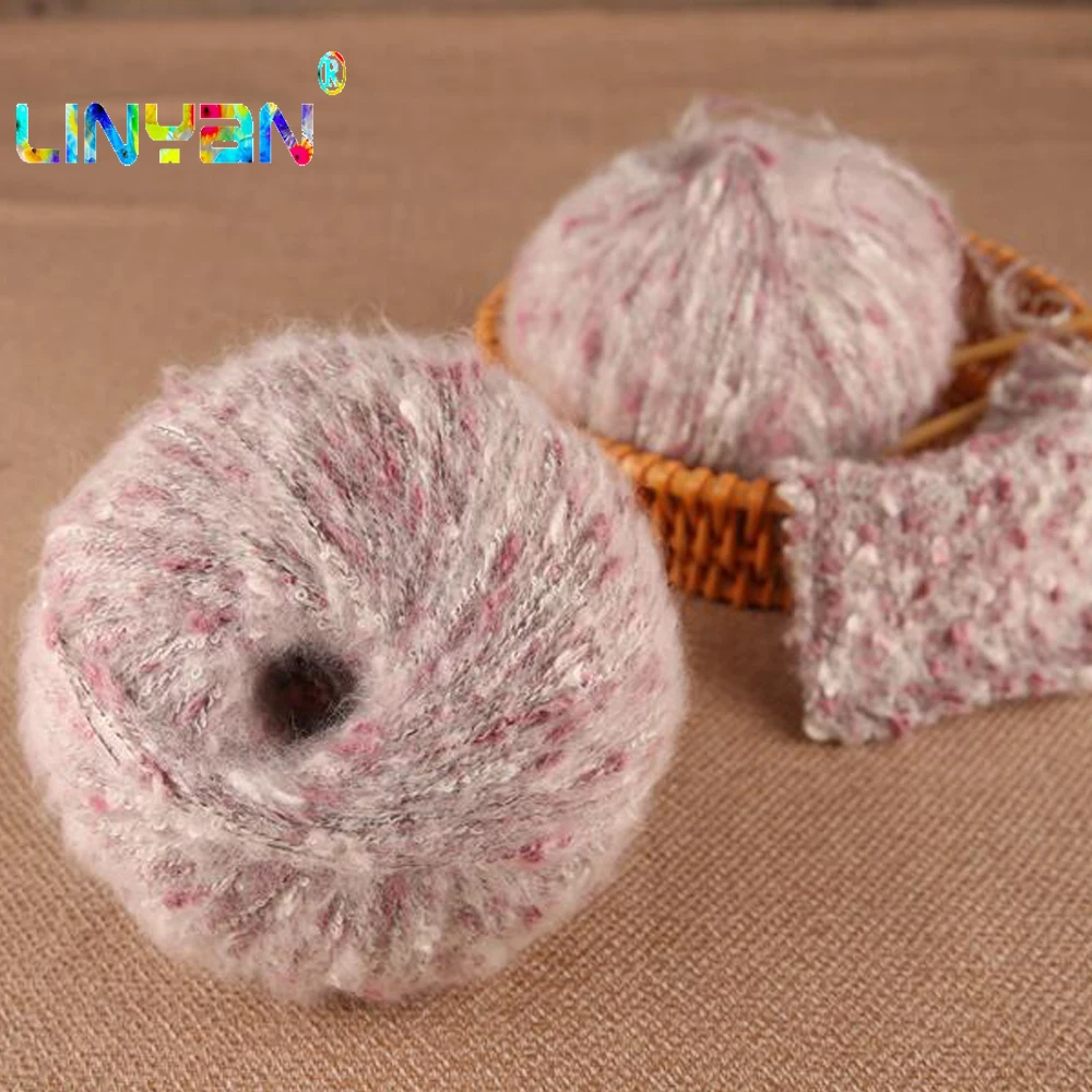 2balls*250g 50% Angora Wool Angola Goat Yarn Cheap Thick Yarn For ...