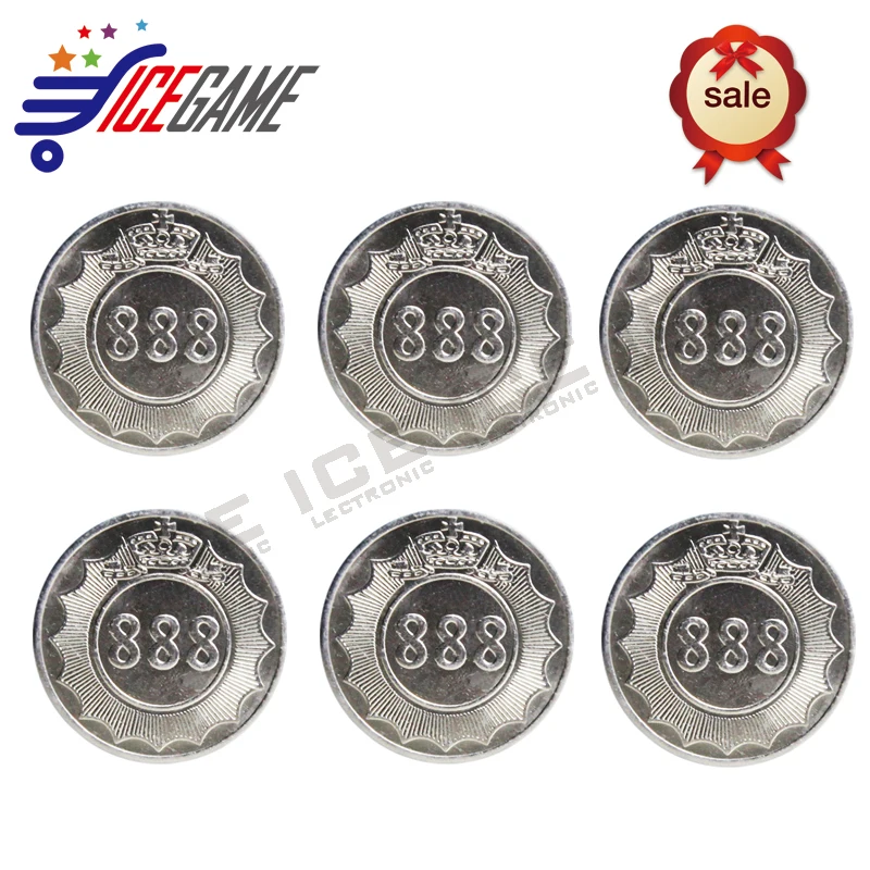 1000PCS-Lot-24-1-85mm-888-logo-token-Wholesale-vending-machine ...