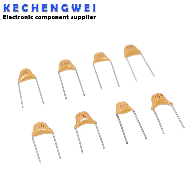 100-pz-50V-condensatore-ceramico-monolitico-10PF-10UF-22PF-47NF-220NF ...