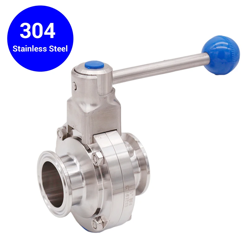 1-5-Tri-clamp-Bufferfly-Valve-Pull-Trigger-304-Stainless-Steel-50-5mm ...