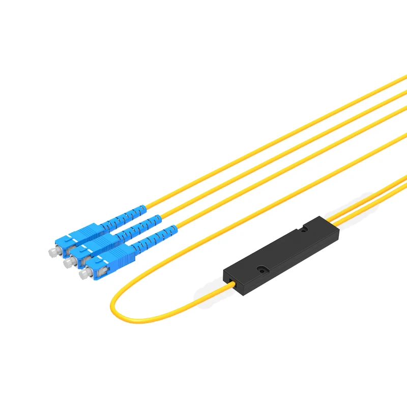 10 Pcs Sc 1x2 Plc Fiber Optical Splitter Mini Module Sc/sc Ftth Fibre ...