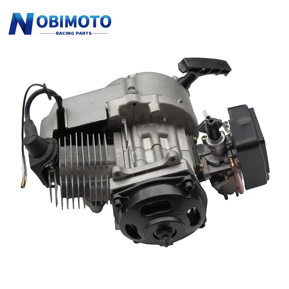 49cc Pocket Bike 2 Stroke Pull Start Engine For Mini Go Kart Dirt Bike ...