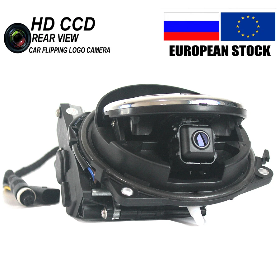 Flipping Vw Logo Reversing Camera Emblem Vehicle Parking Badge Camera ...