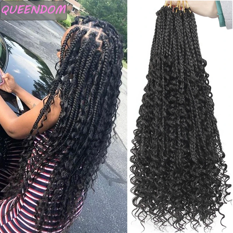 Boho Box Braids Styles