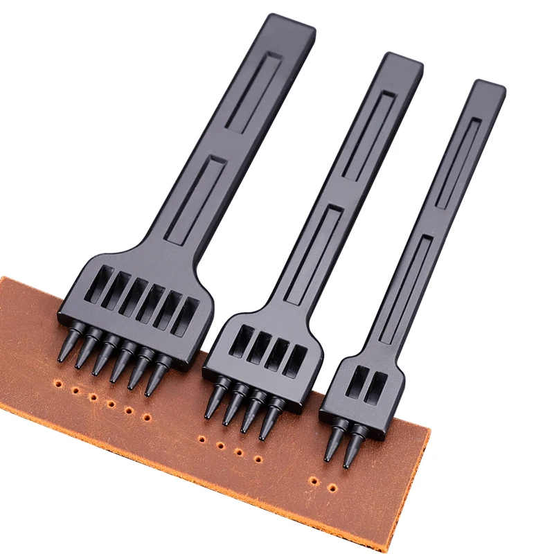 Round-Hole-Punch-Row-Prong-Stitching-Cutter-Tool-Make-Hand-Sewing-Hole ...