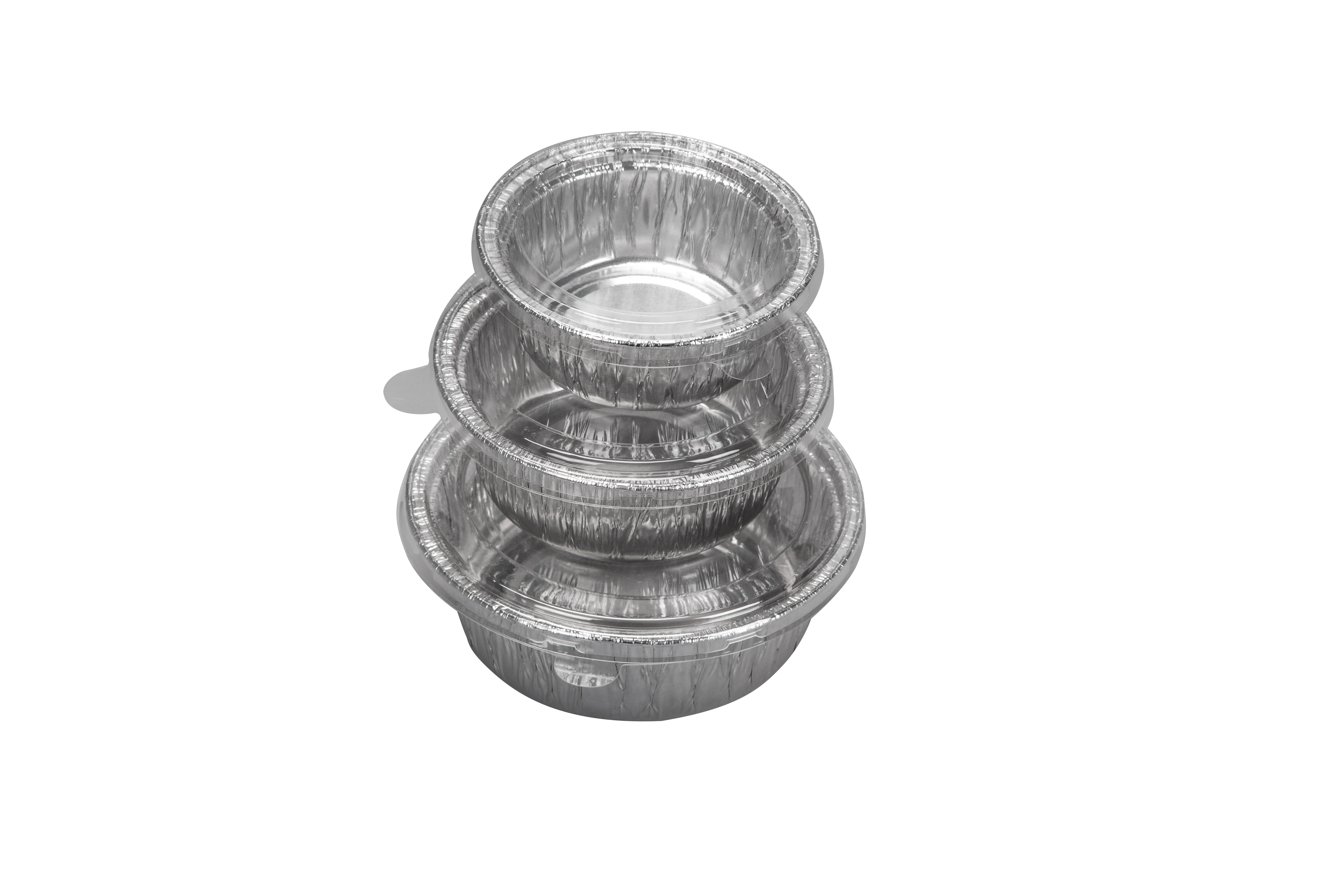 Disposable Aluminum Foil Round Baking Cake Box Fruit Cake Packaging ...