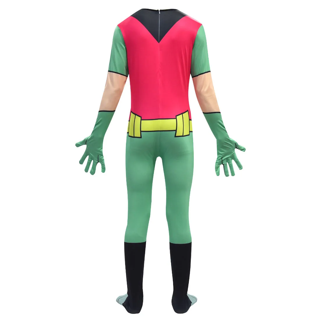 Teen Titans Go Robin Cosplay Costume 3D Child Jumpsuit - AllCosplay.com