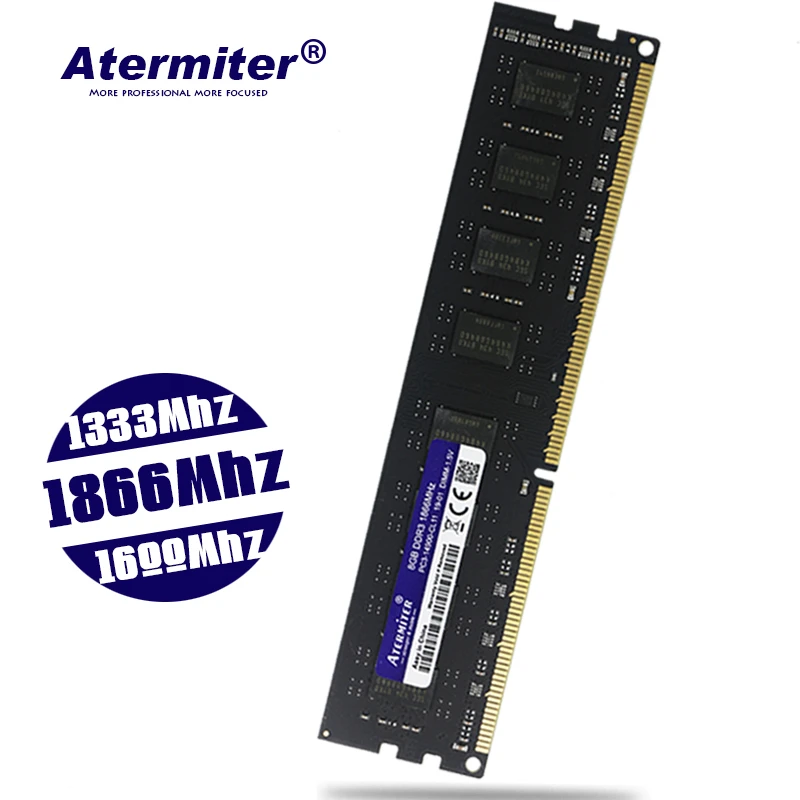 Atermiter Ddr3 2gb 4gb 8gb Pc3 1333 1600 1333mhz 1600mhz 10600 12800 2g ...