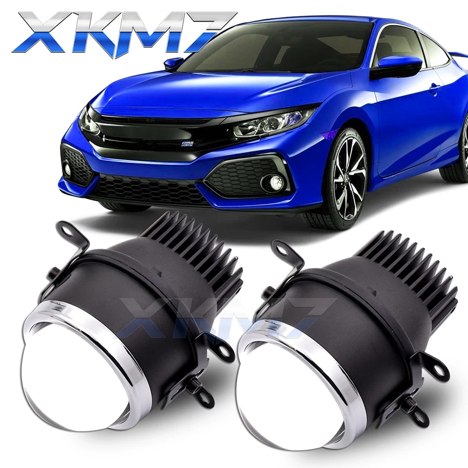 Bi led Lenses Fog Light Tuning For Honda Civic/CR V/Accord/FIT/Odyssey ...