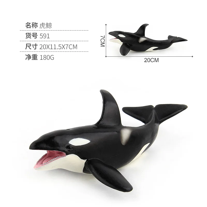 Ocean-Sea-Life-Simulation-Animal-Model-WHALE-Killer-Whale-Action-Toys ...