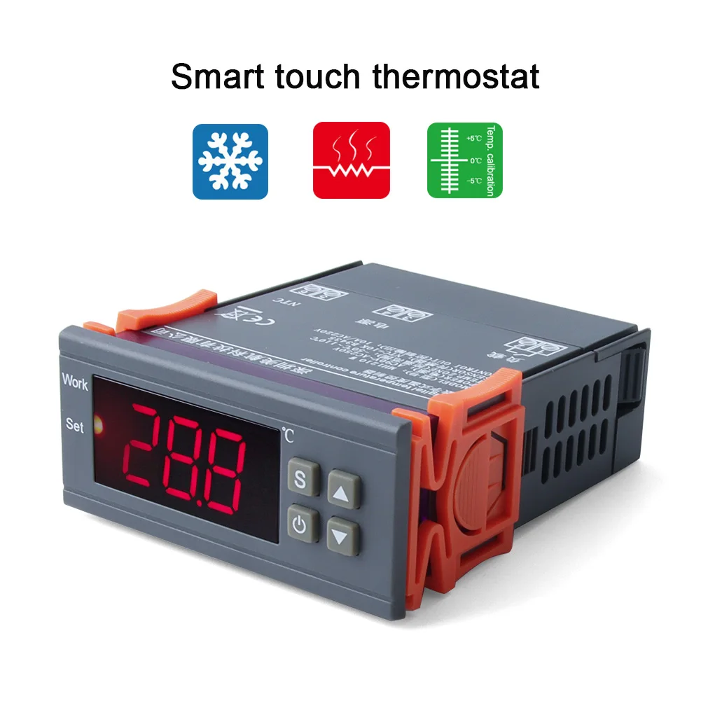 MH1210W Digital Temperature Controller AC90 250V 10A 220V Thermostat ...