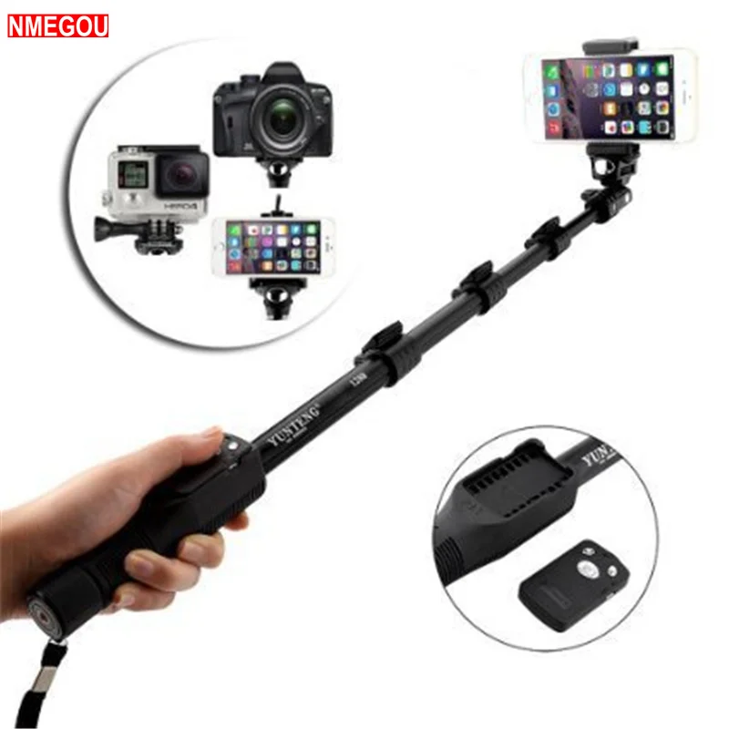 Yunteng-1288-Bluetooth-Extendable-Handheld-Phone-Holder-Stand-for ...