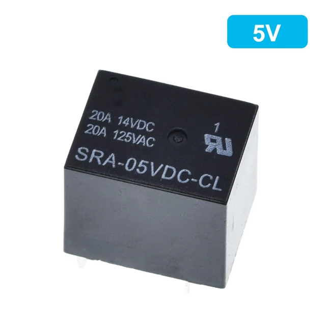 5V 12V 24V 20A DC Power Relay SRA-05VDC-CL SRA-12VDC-CL SRA-24VDC-CL ...