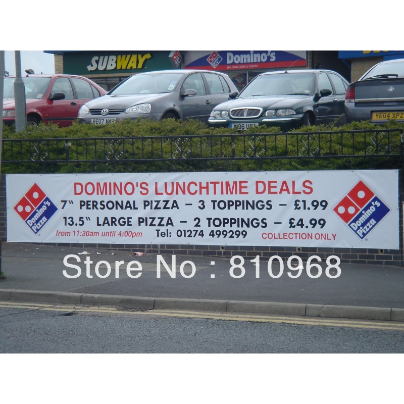 Custom Banner For Promotion, Road Side Banner, Outdoor 13 Oz Flex Pvc ...