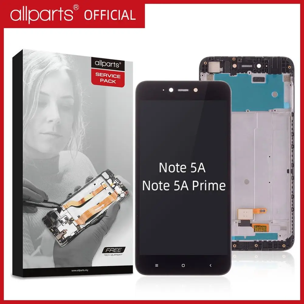 5.5" Original Display For XIAOMI Redmi Note 5A LCD Touch Screen With ...