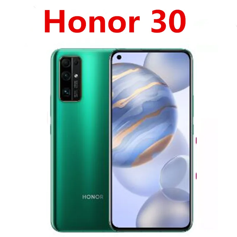 In Stock Honor 30 5g Smart Phone 6.53" Oled 8gb Ram 256gb Rom 40.0mp 50x Zoom 40w Super Charger ...