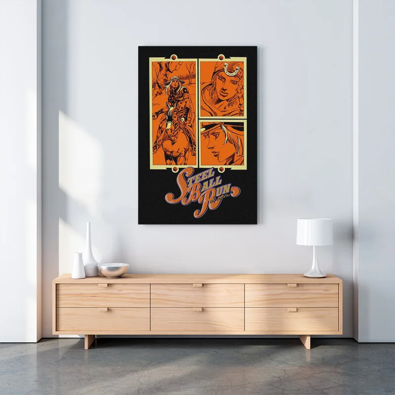 JOJO's Part 7 Steel Ball Run SBR Anime Wall Art Canvas Decoration ...