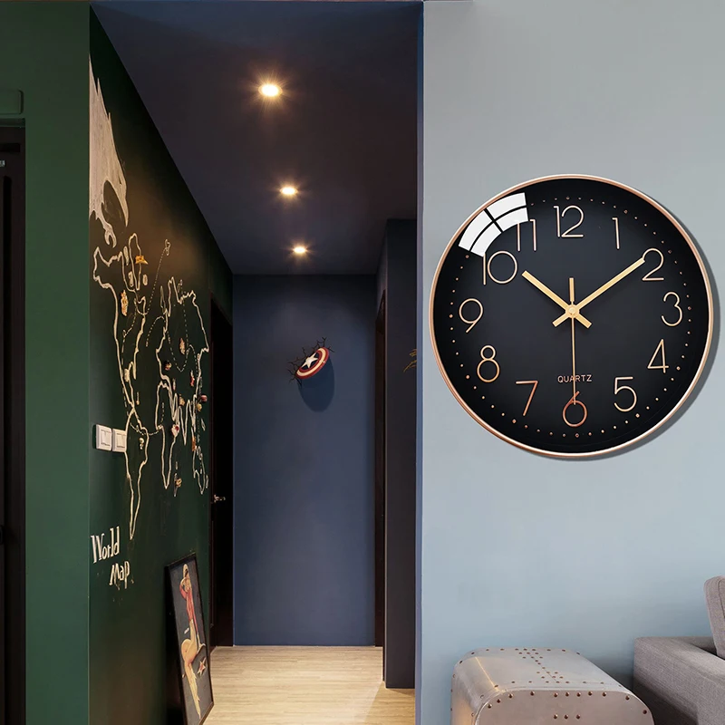 12 Inch Kitchen Wall Clock Large Dinning Restaurant Cafe Decorative ...