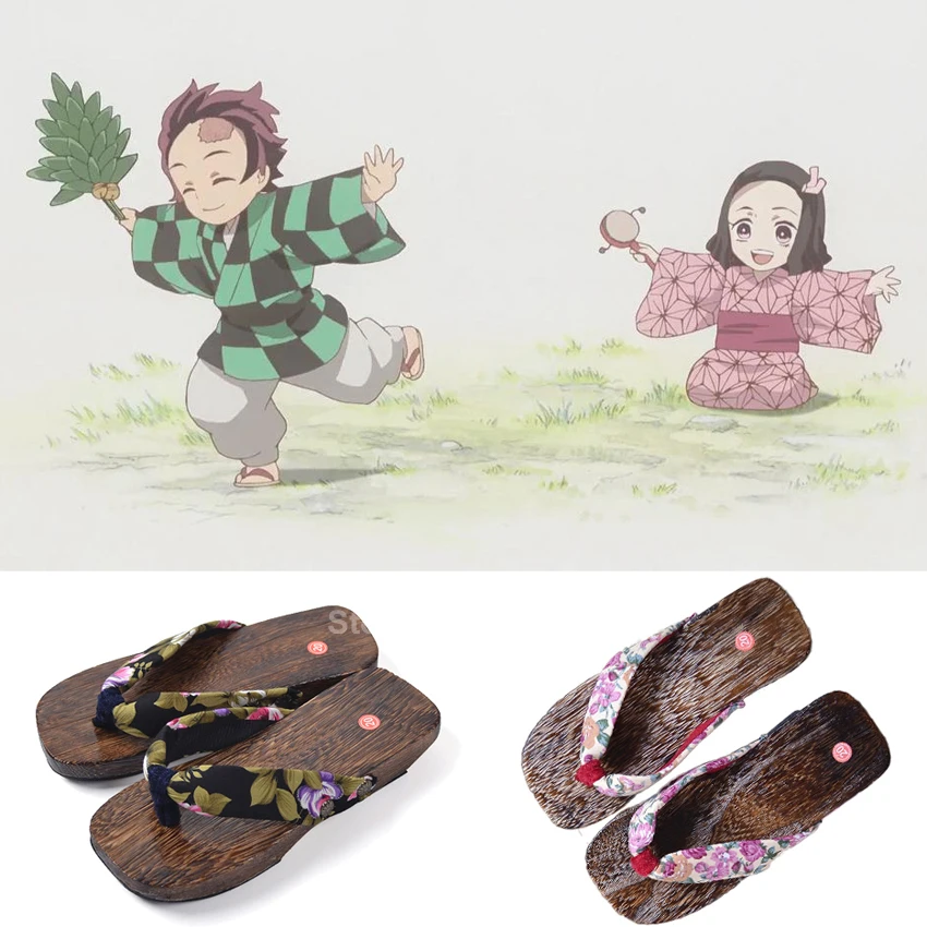 Demon Slayer Shoe Girls | Cosplay Nezuko Slippers | Demon Slayer Kid ...
